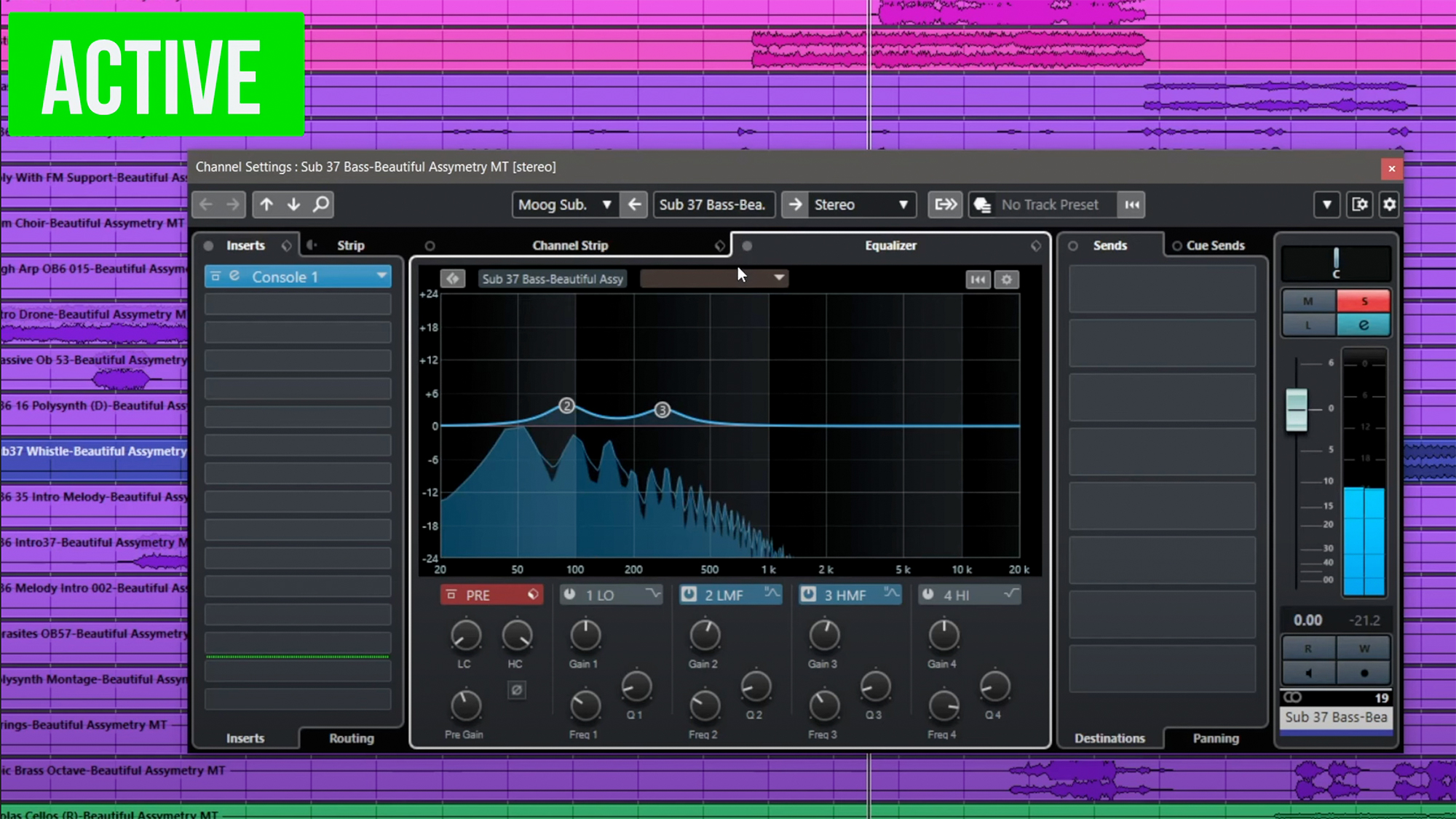 チャンネルストリップを使ったシンセポップ制作 | Steinberg