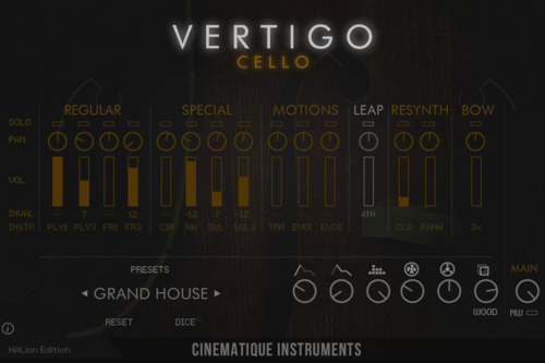 Vertigo Cello: Dark Cello VST Library for HALion | Steinberg