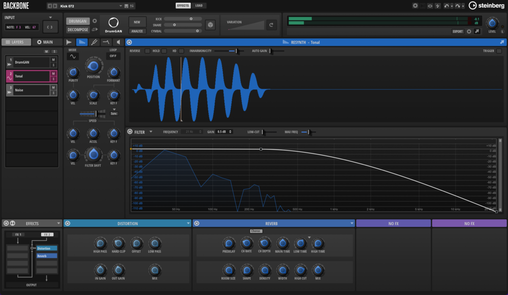 Backbone - Drum Re-synthesizer | Steinberg