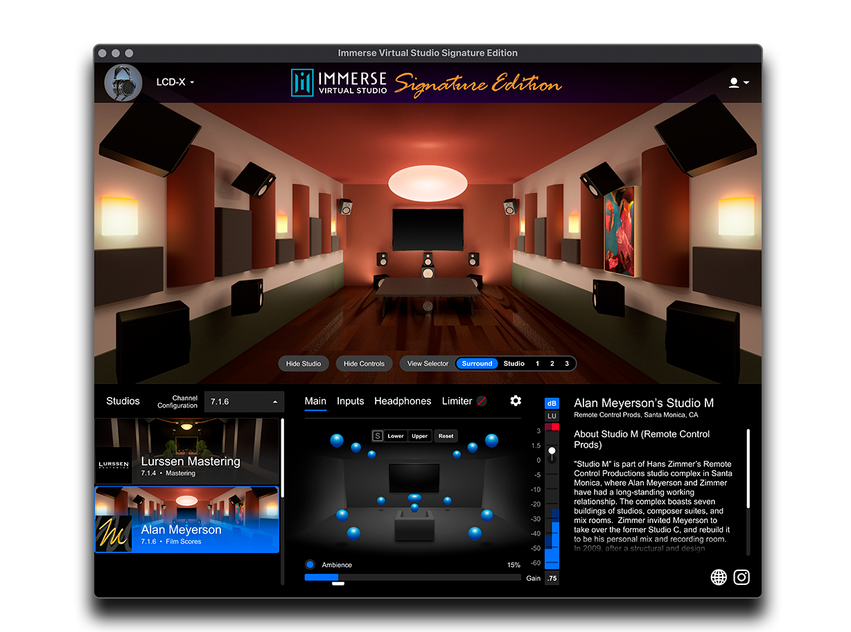 Immerse Virtual Studio | Steinberg