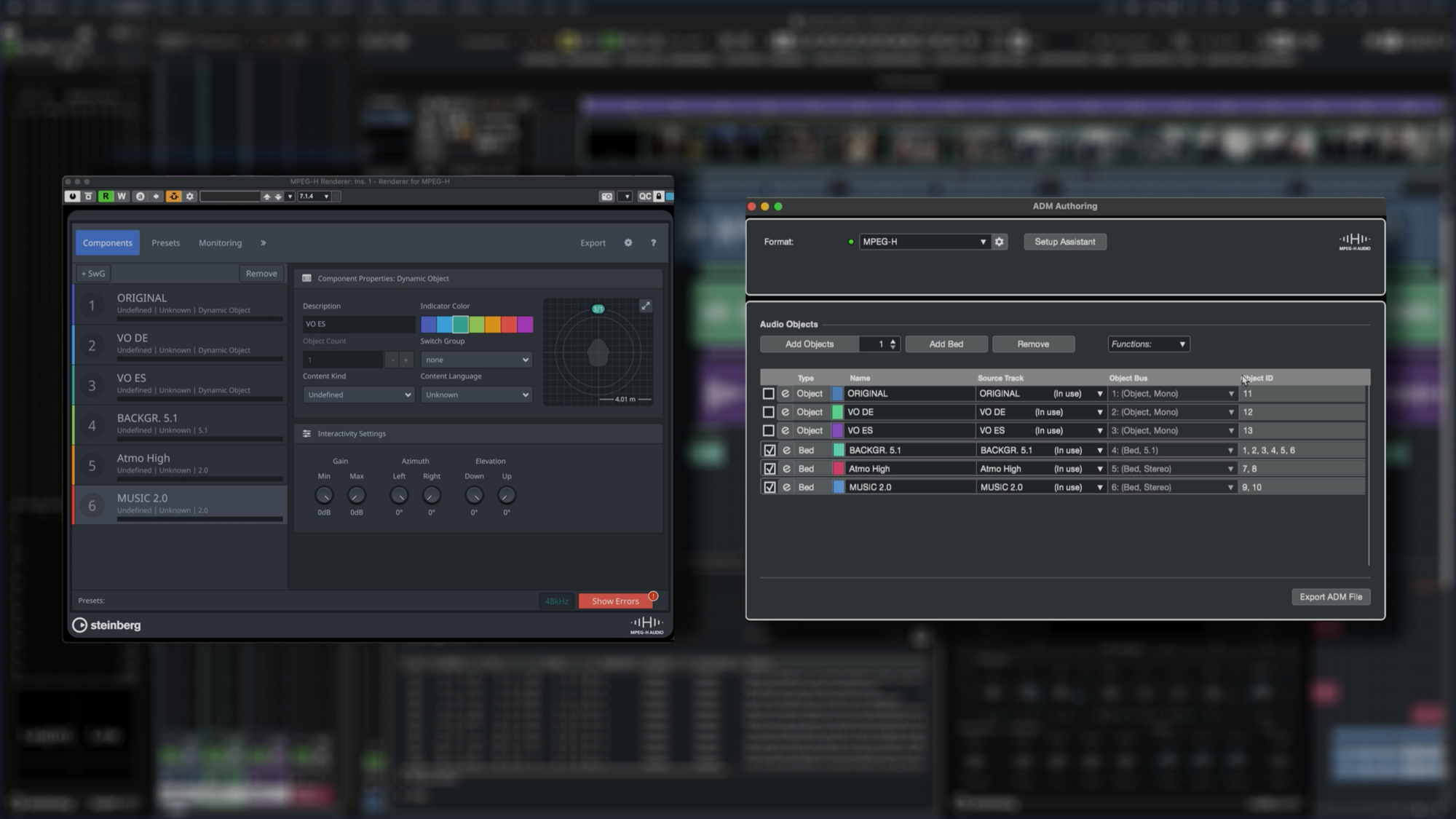 MPEG-H Audio | Steinberg